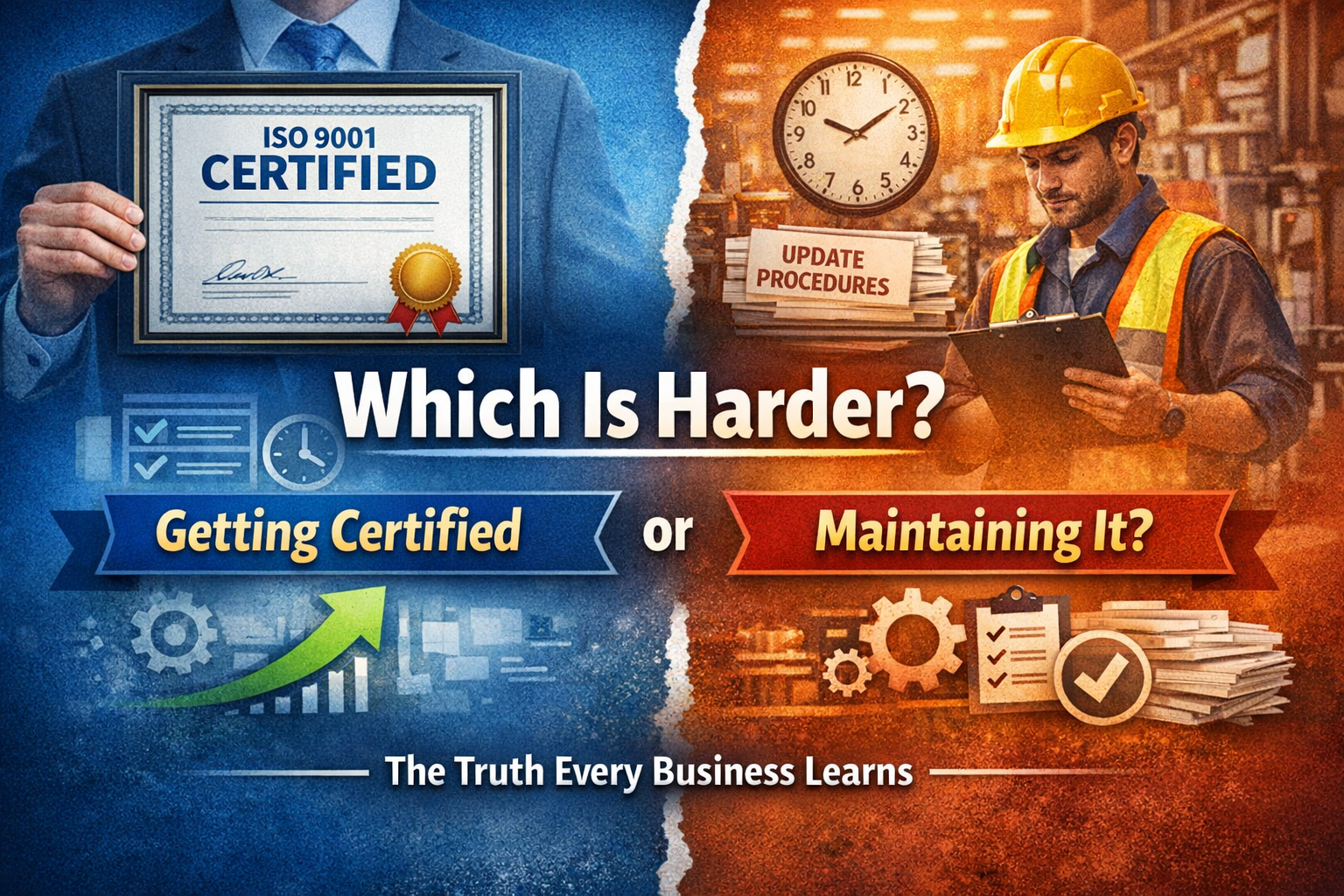 Which Is Harder: Getting ISO 9001 Certified or Maintaining It? The ...